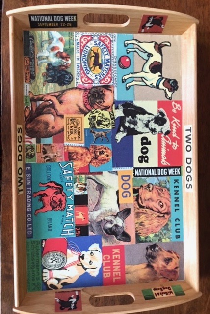 collage serving tray | CHERI LASHER